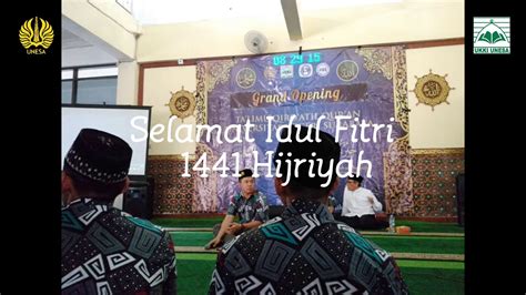 Selamat Hari Raya Idul Fitri 1441 Hijriyah YouTube