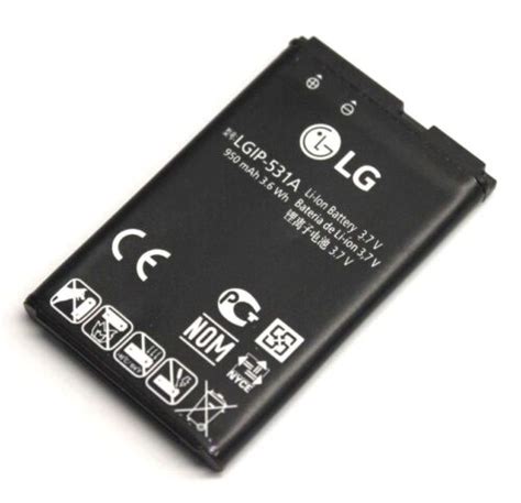 Genuine Original LG LGIP 531A Cell Phone Battery EBay