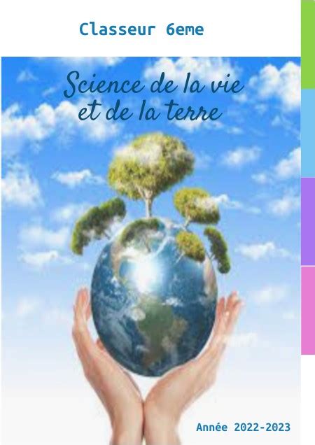 Classeur 6eme SVT
