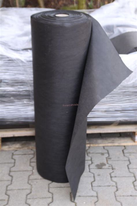 Netkaná mulčovací textilie černá 80g m2 1 06 x 50bm