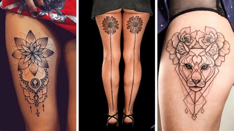 10 idées tendance de tatouages sur la cuisse pour femme