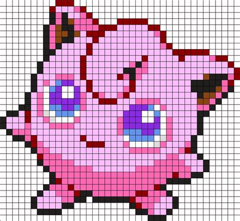 Pixel art Rigolo Dessin Facile Modèle Difficile Style