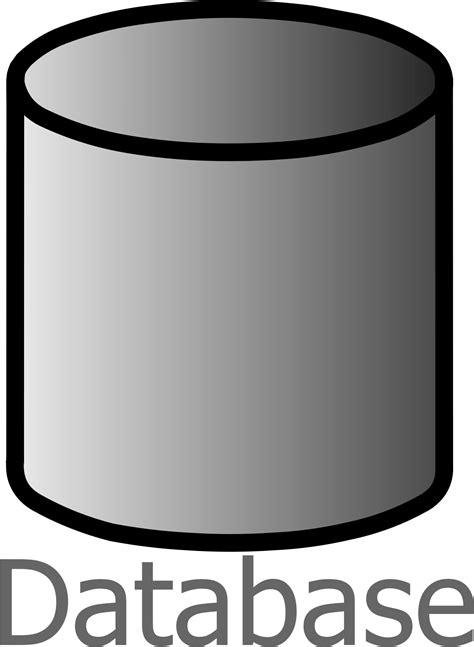 Data Base Symbol Clip Art Library