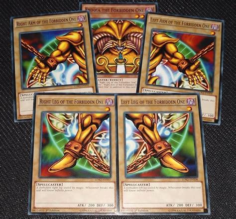 Exodia Il Proibito Yugioh Mazzi Leggendari Ii Yugi S Dio Card Set
