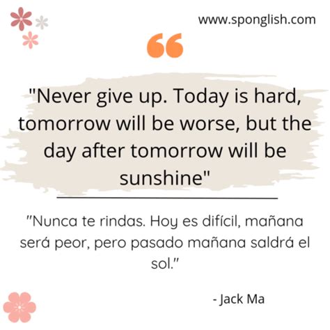 70 Frases motivadoras en inglés y español