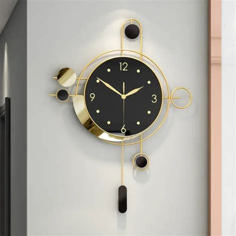 Nowoczesny Luksusowy Gigantyczny Zegar Cienny Nowoczesny Design Cichy Z