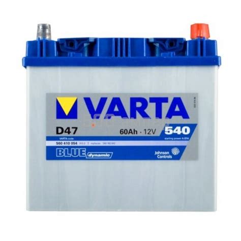 Аккумулятор VARTA Blue Dynamic Asia D47 60 А h 540А R 560410054