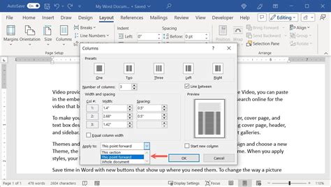 How To Add And Format Columns In Microsoft Word Make Tech Easier