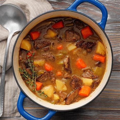 Homemade Apple Cider Beef Stew Recipe Taste Of Home