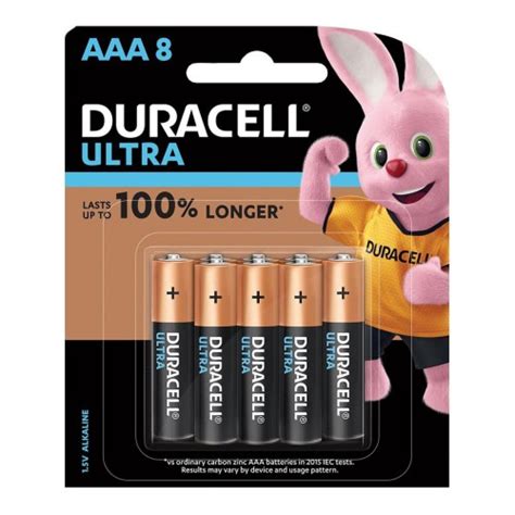 Duracell Ultra Alkaline AAA Battery 8 Pack