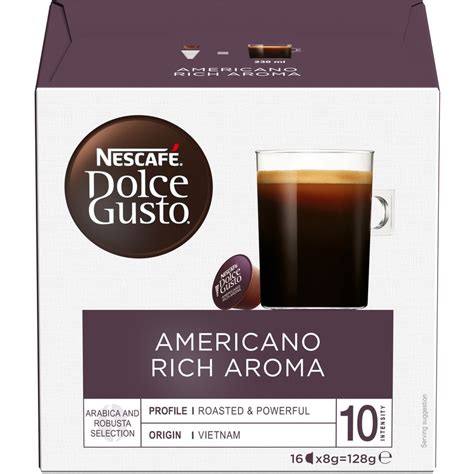 Nescafe Dolce Gusto Americano Rich Aroma Coffee Capsules Box Big W