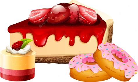 Dessert Clipart Food Illustrations Creative Market Clip Art Library