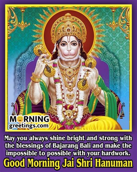 An Incredible Compilation Of 4K Full Good Morning Hanuman Images With
