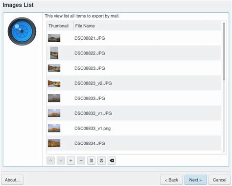 Send Images Digikam Manual Documentation