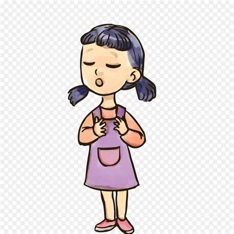 卡通水彩手绘唱歌的女孩PNG图片素材下载 图片编号qrdznmbq 免抠素材网