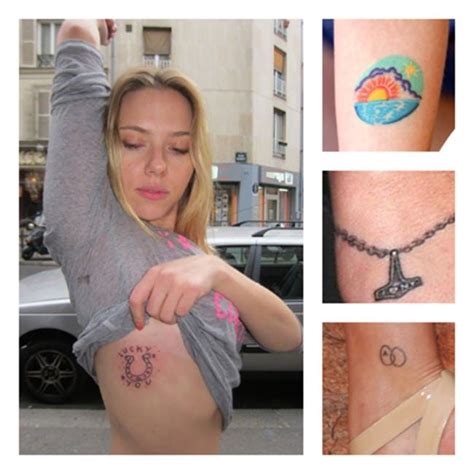 The Woman Has Tattoos On Her Stomach