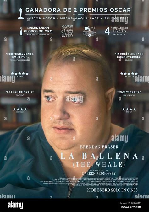 The Whale Aka La Ballena Spanish Poster Brendan Fraser