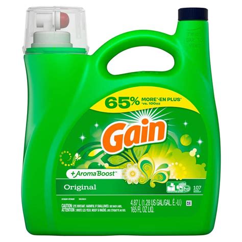 Gain 165 Fl Oz Original Scent Plus Aroma Liquid Laundry Detergent