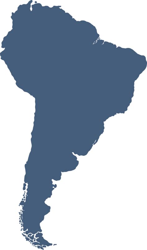 dibujo a mano alzada del mapa de América del Sur 14607119 PNG