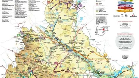La DPZ Edita Un Nuevo Mapa Pensado Para El Turismo Familiar Y De Aventura