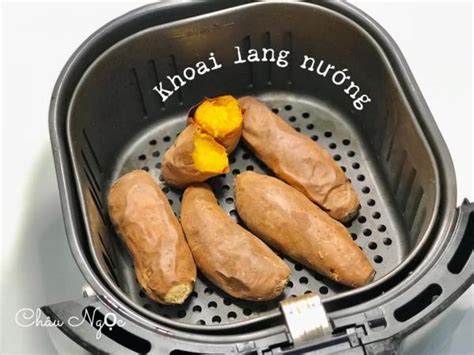 Cách nướng Khoai bằng nồi chiên không dầu