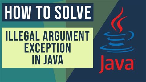 Java Lang Illegalargumentexception Example