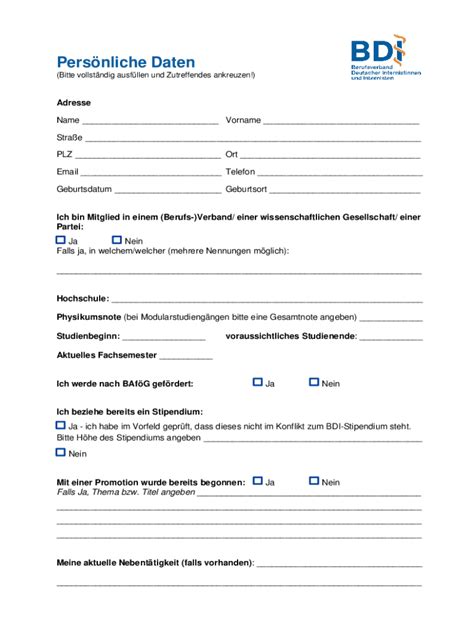 Fillable Online Online Bewerbung Form Aufbau Und Tipps Fax Email