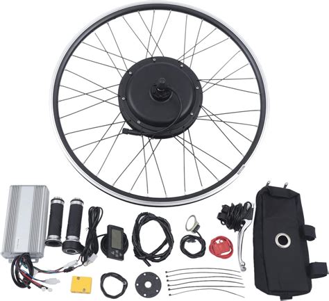 Dilwe Motor eléctrico Kit de conversión de Bicicleta eléctrica de 12V
