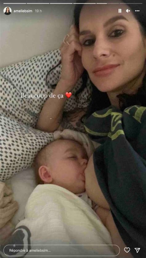 Amélie B Simard dévoile une touchante photo d allaitement en voyage