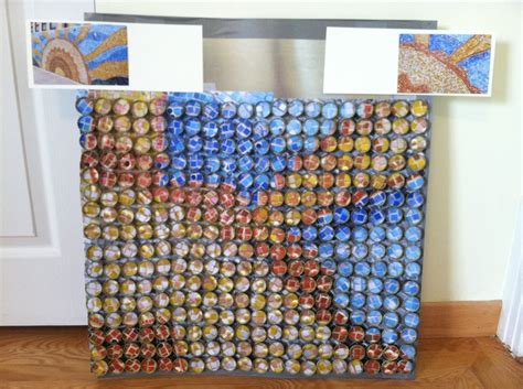 Bottle Cap Mosaic Of A Mosaic Bottle Cap Mosaic Crafts