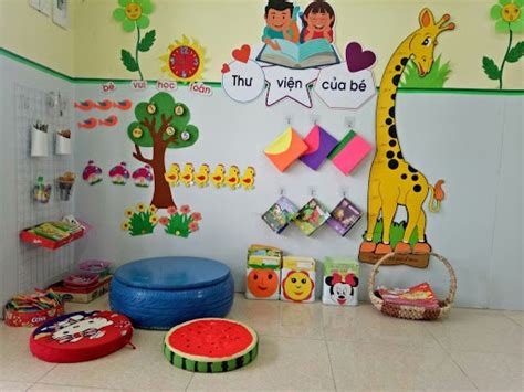 Top 50 mẫu trang trí góc thư viện mầm non đẹp độc đáo nhất