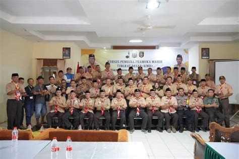 Buka KMD Kepramukaan Bupati Marwan Dorong Lahirnya Desa Mandiri
