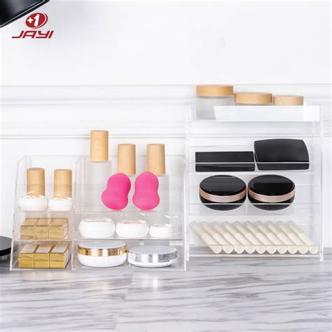 China Custom Acrylic Skincare Storage Box Makeup Organizer JAYI