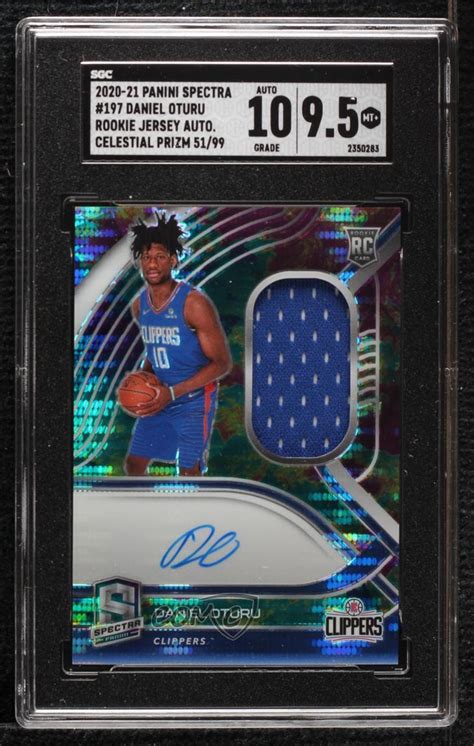 2020 21 Panini Spectra Rookie Jersey Autographs Celestial Prizm 197