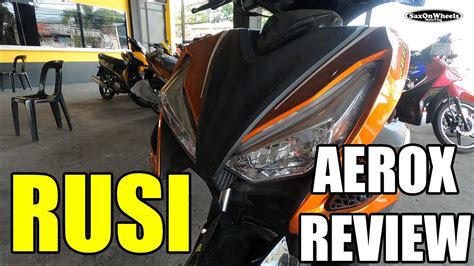 Rusi Aerox Rapid Full Review Philippines K Youtube