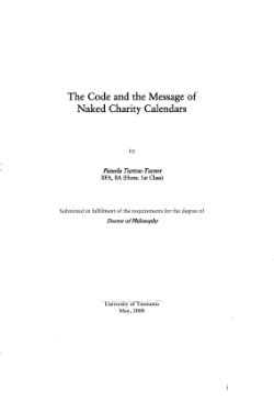 The Code And The Message Of Naked Charity Calendars