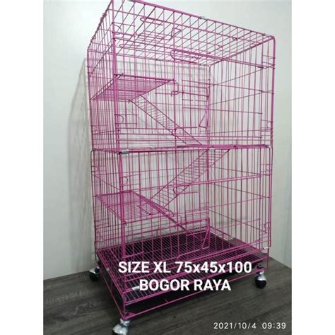 Jual Kandang Kucing Tingkat Size Xl X X Cm Pbl Wyua Shopee