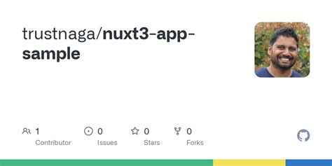 GitHub Trustnaga Nuxt3 App Sample