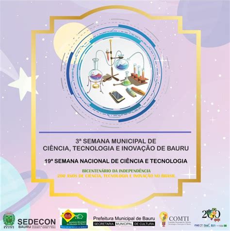 3ª Semana Municipal de Ciência Tecnologia e Inovação contará