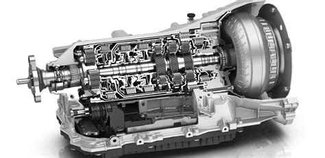 Transmisión automática con convertidor de torsión disposición y