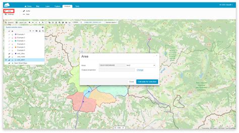 Area Analysis GIS Cloud Learning Center