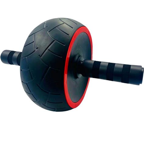 Roda Rolo Abdominal Lombar Grossa Musculação Profissional no Shoptime