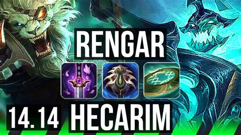 RENGAR Vs HECARIM JGL Rank 1 Rengar 15 2 6 Legendary 600 Games