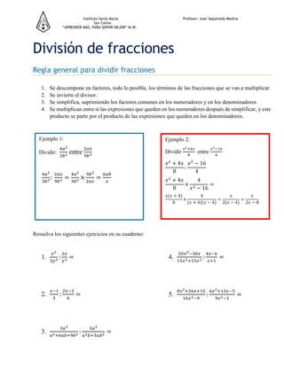 Repaso de división PDF