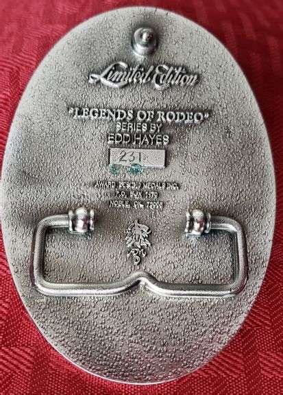 Pro Rodeo Hall Of Fame Buckle Adam Marshall Land Auction Llc