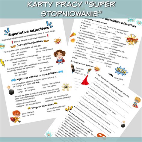 Karty Pracy Super Stopniowanie Lamipoli
