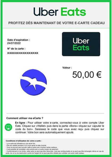 COOPERATIVE SOLIDAIRE CARTE UBER EATS EMRYS