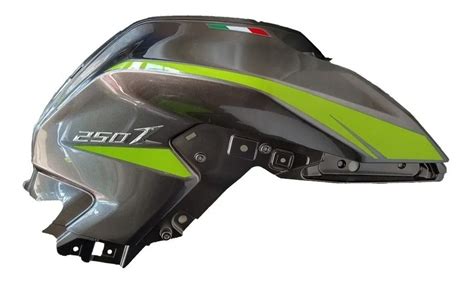 Cubierta Tanque Derecha Italika Original Z Verde Grafito Motos Mr