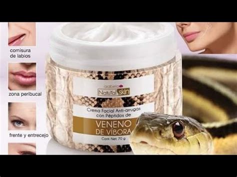 crema facial antiarrugas con peptido de VENENO DE VÍBORA Arabela