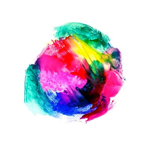 Fondo abstracto colorido diseño splash acuarela Vector Premium